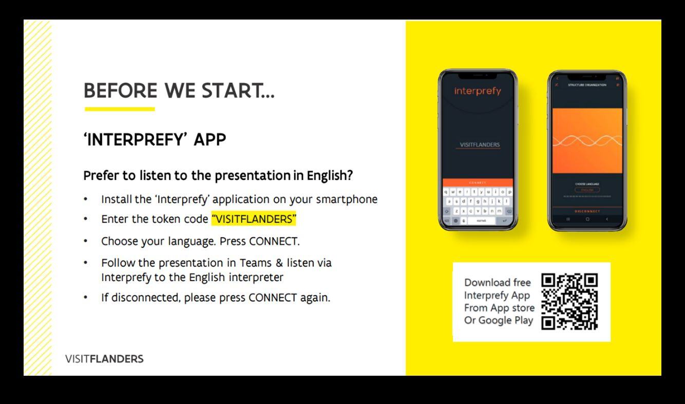 VISITFLANDERS: Boosting inclusivity and engagement with Interprefy